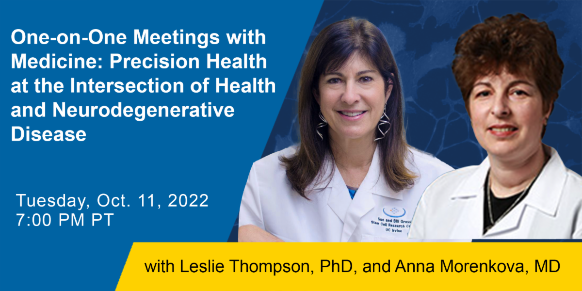 One-on-One Meetings with Medicine: Precision Health at the Intersection ...